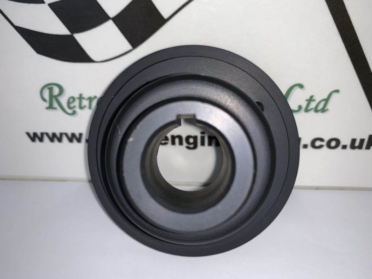 Alloy front crankshaft pulley – Retro Engineering